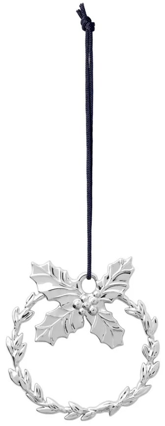 Vánoční ozdoba Holly Silver 7 cm Rosendahl