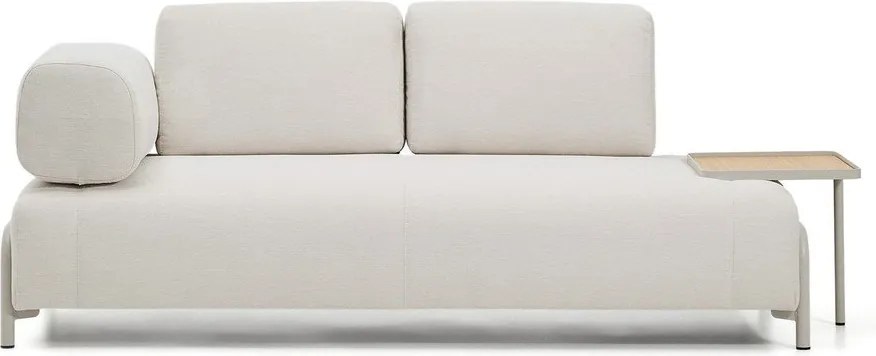 Béžová žinylková modulární pohovka 220 cm Compo – Kave Home