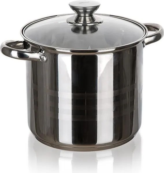 Hrnec nerezový se skleněnou poklicí Living 5,6 l