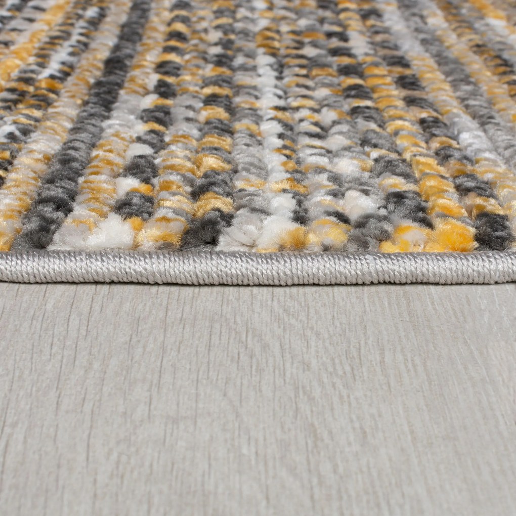 Flair Rugs, Kusový koberec Santiago Camino Yellow, 80x140, žlutá, ložnice