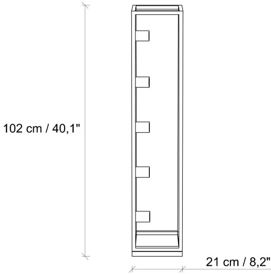 Stojací lampa KAFES 5xE27/40W/230V zlatá