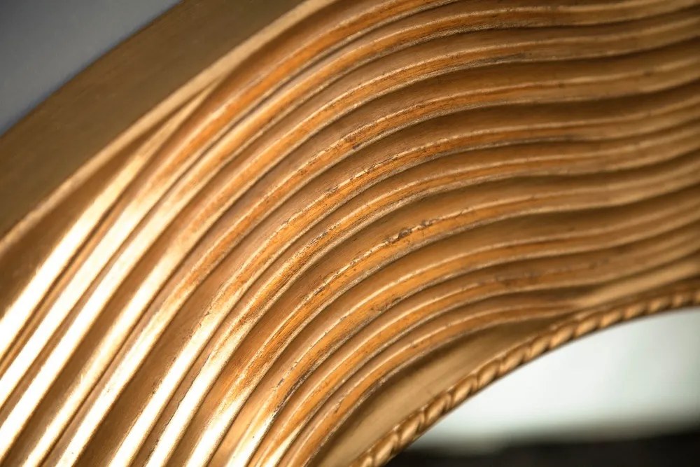 Designové nástěnné zrcadlo Dalton 100 cm zlaté