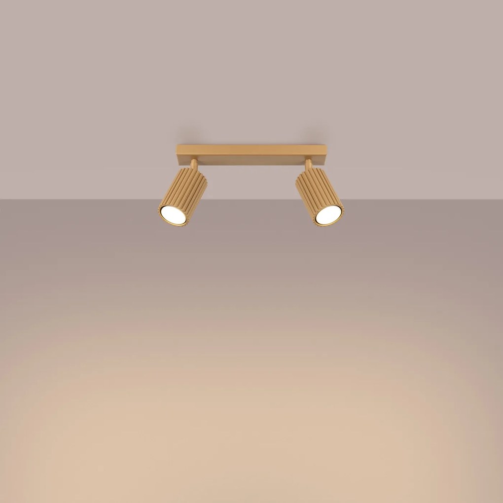 Sollux Lighting Stropní svítidlo KARBON 2 zlaté