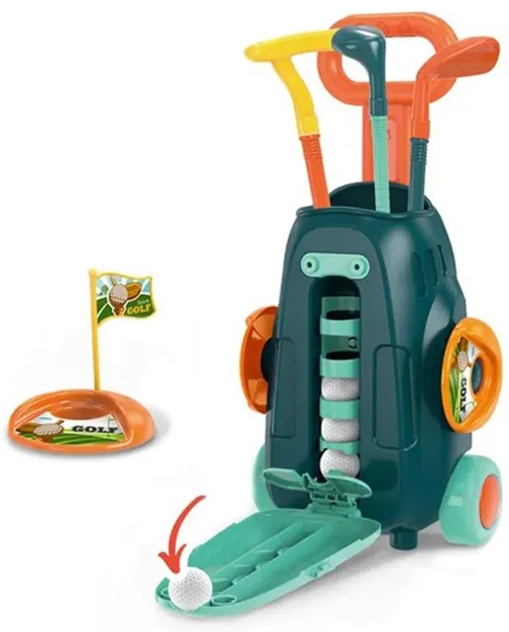 Venkovní hra bavytoy golf dětský set