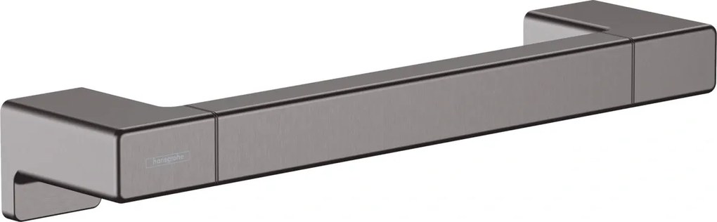 Hansgrohe AddStoris, madlo, kartáčovaný černý chrom, HAN-41744340