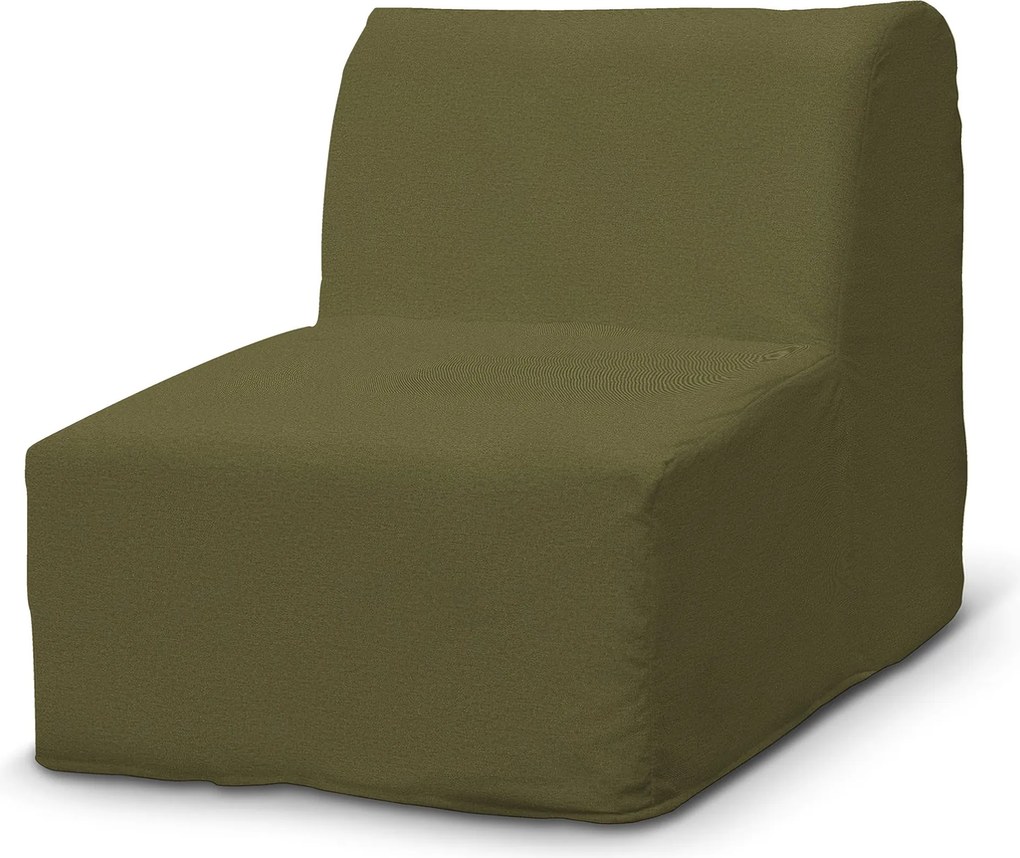 Potah na křeslo Lycksele jednoduchý barva zelená látka pletený vzor