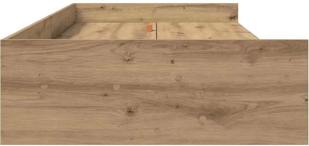 Rám postele s čelo Artisanový dub 80 x 200 cm Kompozitní dřevo 3335244