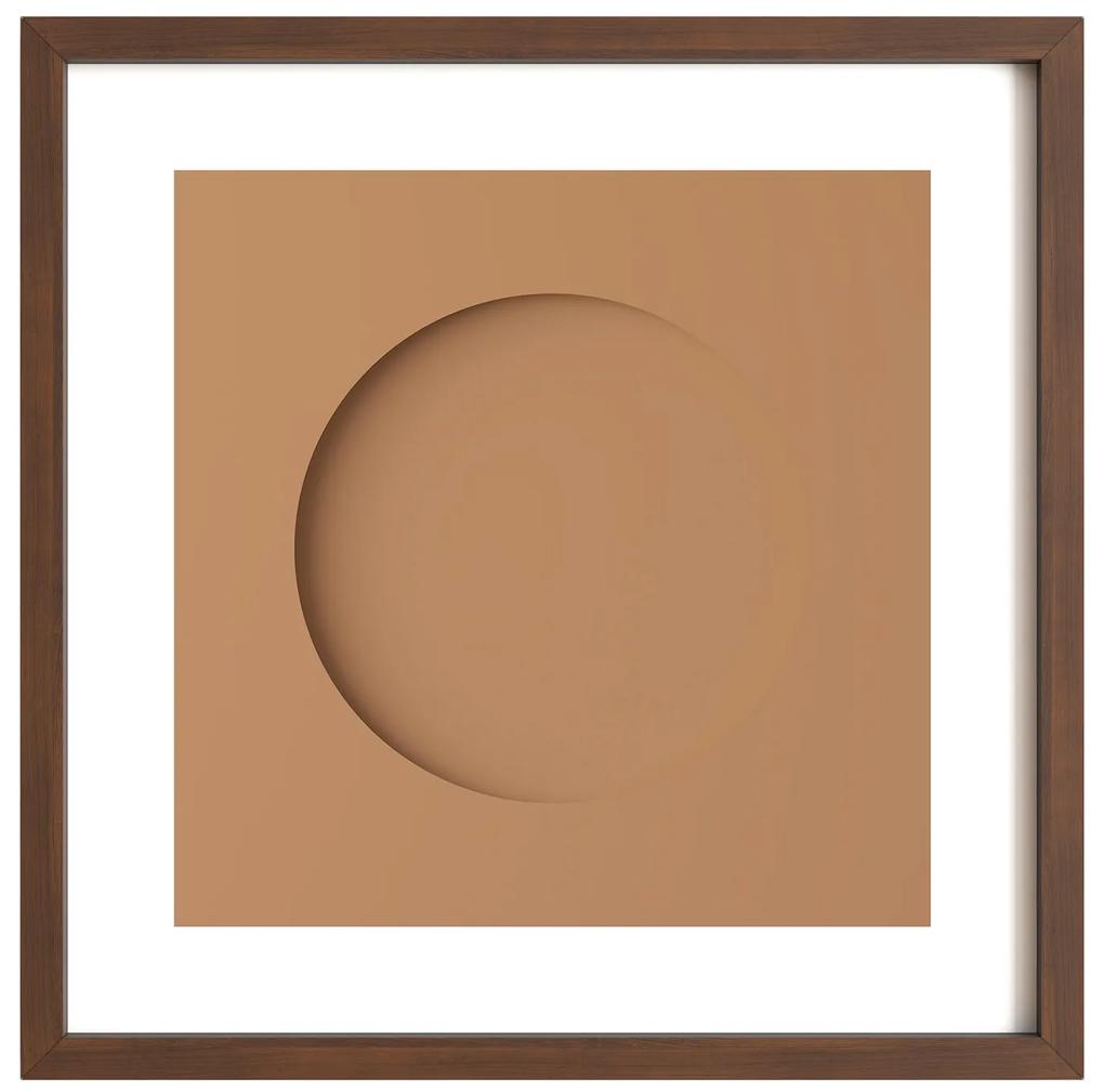 Idealform Poster no. 1 Minimalist circle Barva: Terracotta, S textem: Bez textu