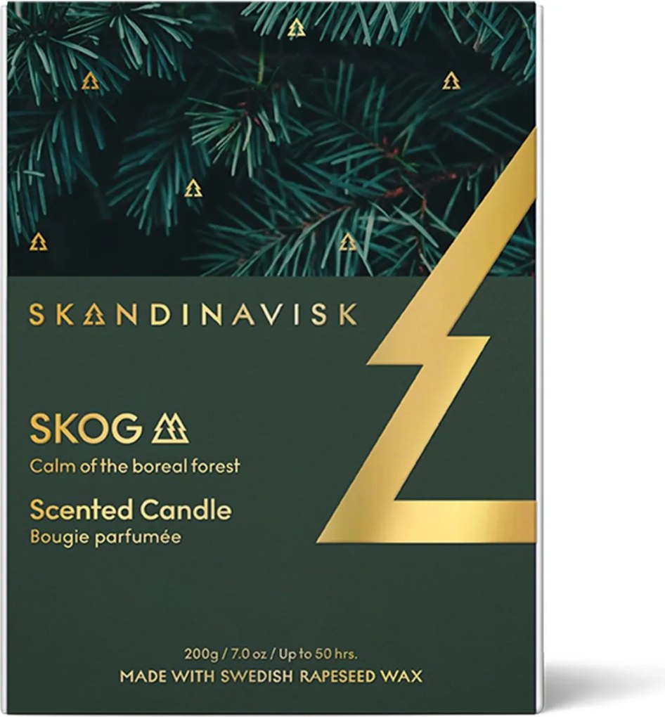 Vonná svíčka SKOG 200 g - Gold Edition Skandinavisk