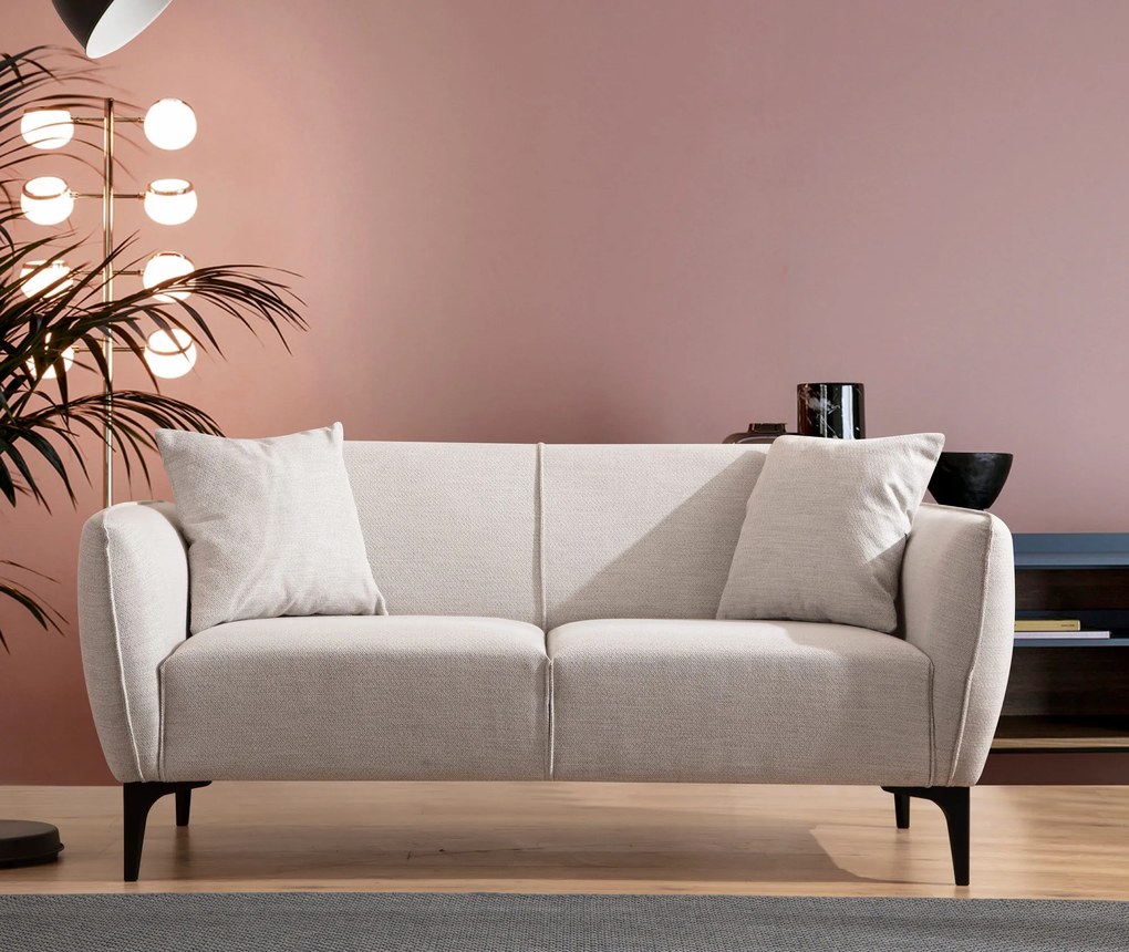 Hanah Home Dvoumístná pohovka BELISSIMO béžová 180 cm 560ARE1534