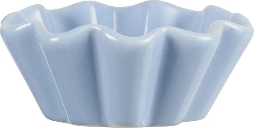 IB LAURSEN Keramická forma na muffiny Mynte nordic sky, modrá barva, keramika