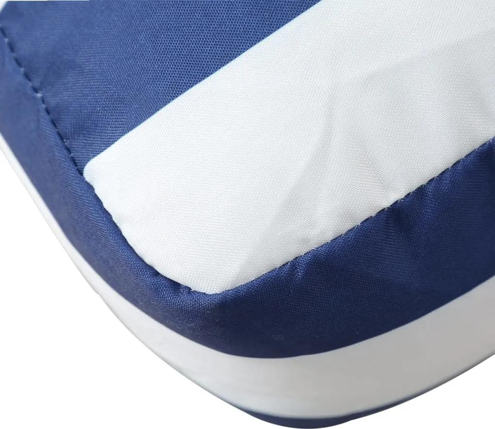 vidaXL Podušky na palety 2 ks textil [360937] Barva: Královská modř