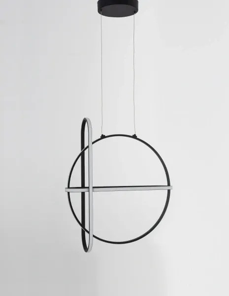 LED lustr Arte 52 černé