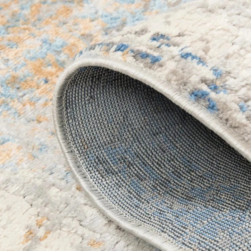 Kusový koberec Ares šedo modrý 140x200cm