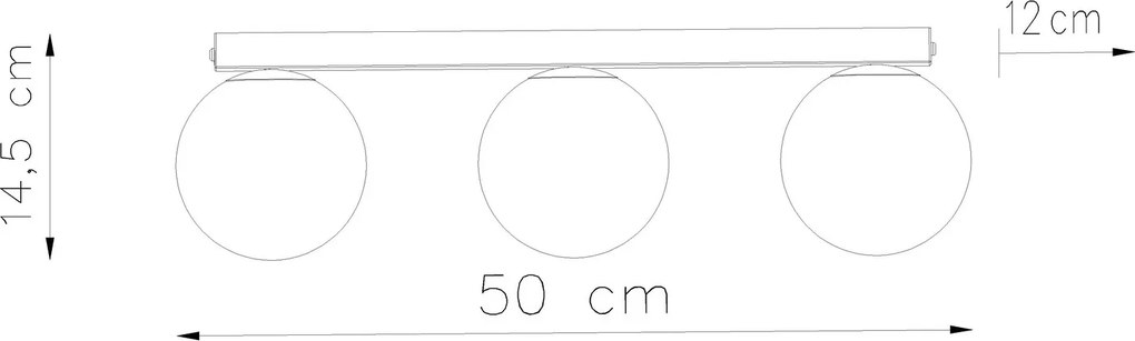 Sollux Lighting Stropní svítidlo YOLI 3 olivově zelené