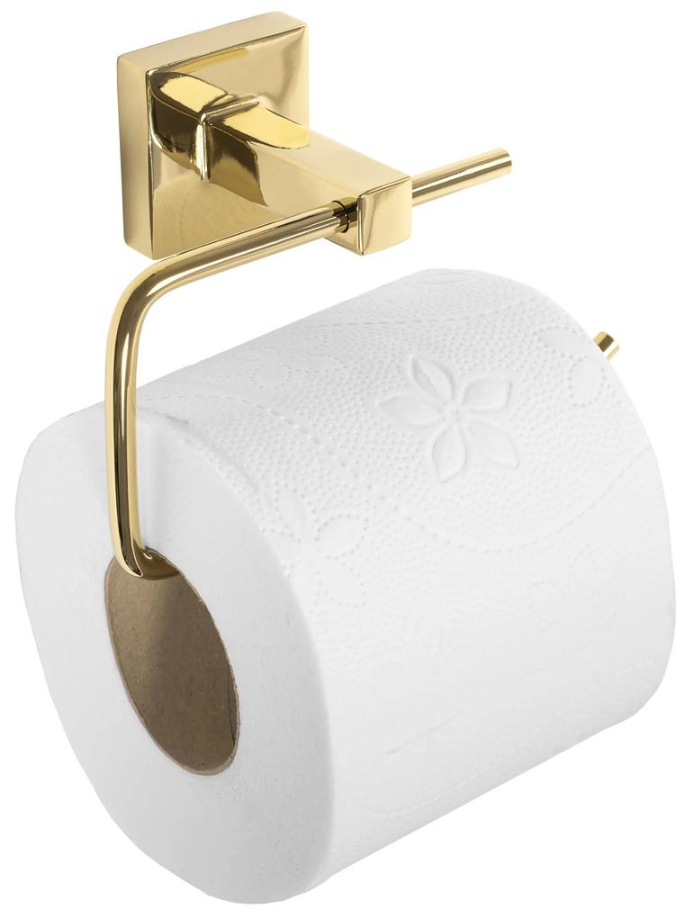 Rea, držák na toaletní papír 322199A, zlatá lesklá, REA-77001