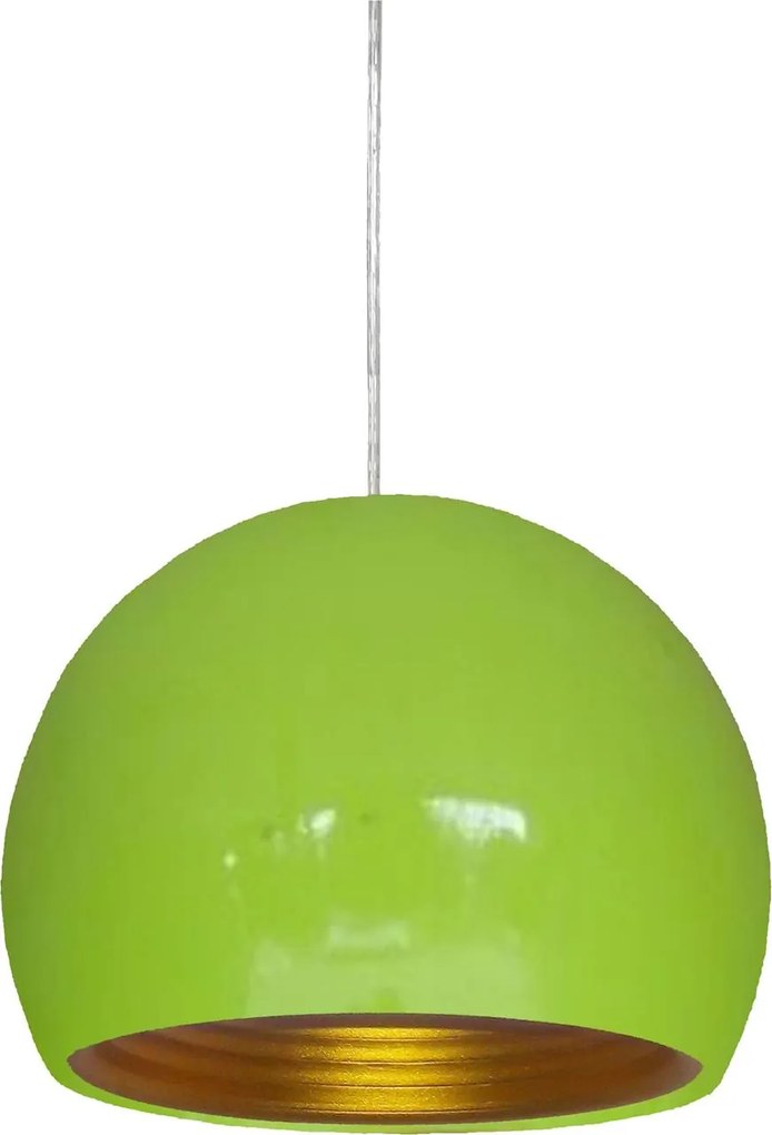 Závěsné retro osvětlení CAPANNORI, 1xE27, 60W, zelenozlaté Clx