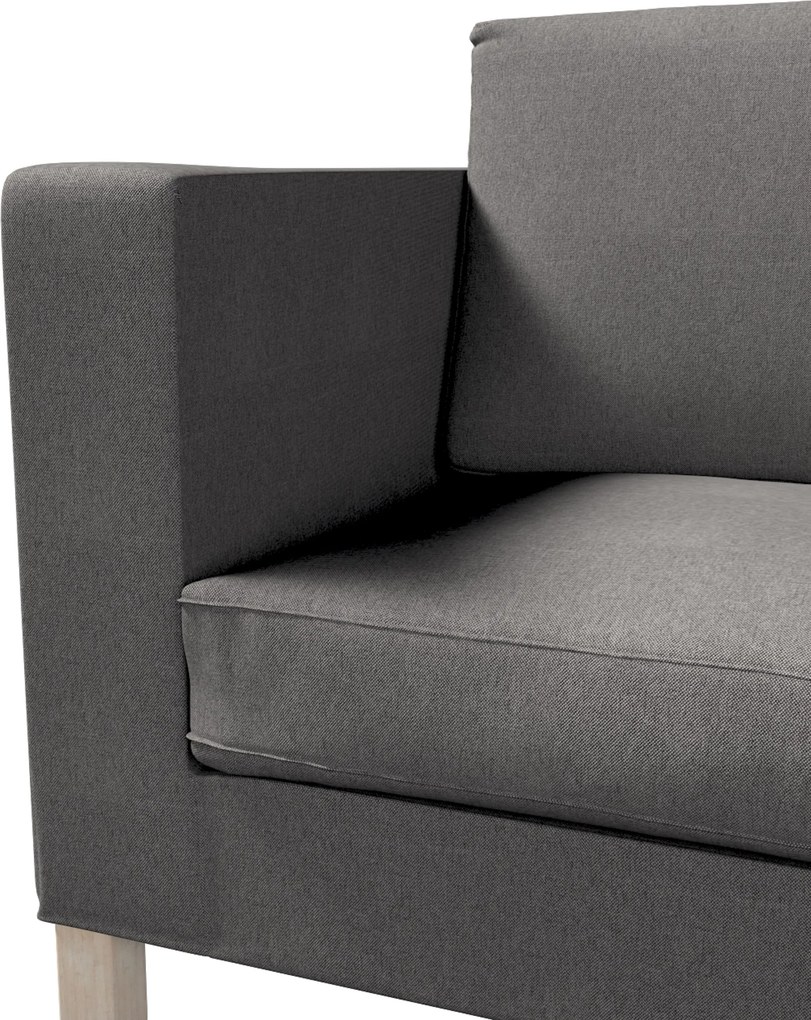 Potah na pohovku IKEA Karlanda rozkládací, krátký barva šedá látka pletený vzor