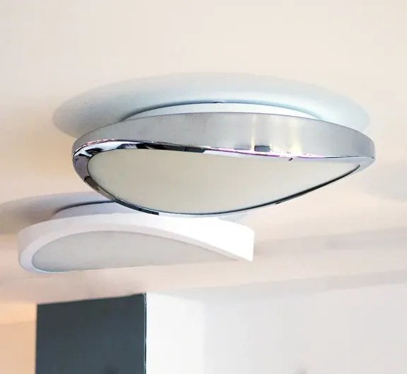 Moderní stropní svítidlo Circulo 58 chrom