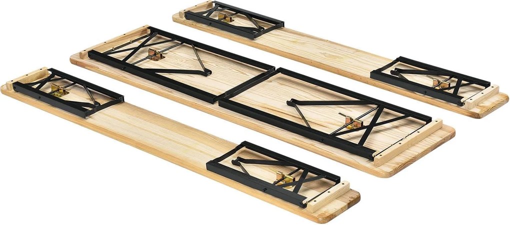 Juskys Skládací pivní set Bichl 170 cm