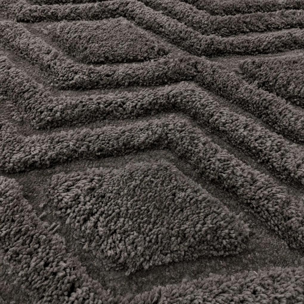 Tribeca Design Kusový koberec Artas Charcoal Rozměry: 120x170 cm