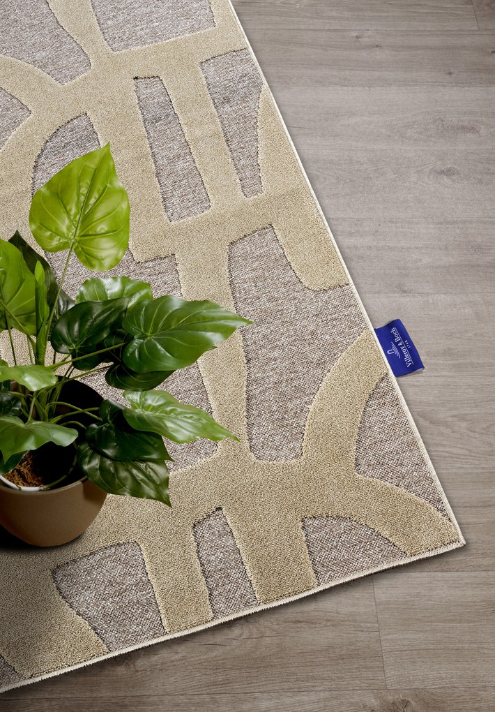 Villeroy & Boch Kusový koberec 106142 Grey, Beige, 200x290, béžová, ložnice