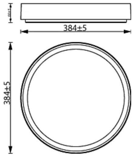 Philips - LED Stmívatelné stropní svítidlo HANNO LED/24W/230V 4000K bílá