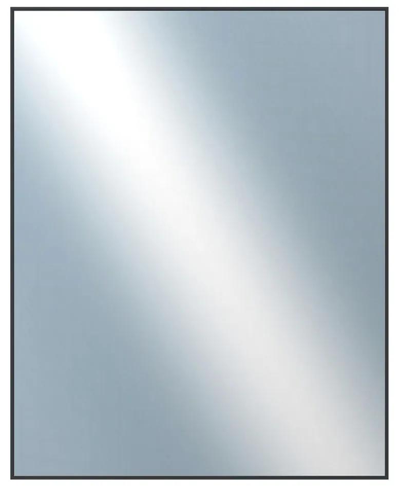 DANTIK - Zarámované zrcadlo - rozměr s rámem cca 80x100 cm z lišty Hliník černá | P01-021 (7001021)