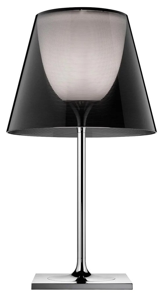 Flos F6303030 KTribe T2, designová stolní lampa se stmívačem, 1x105W E27, kouřová, výška 69cm