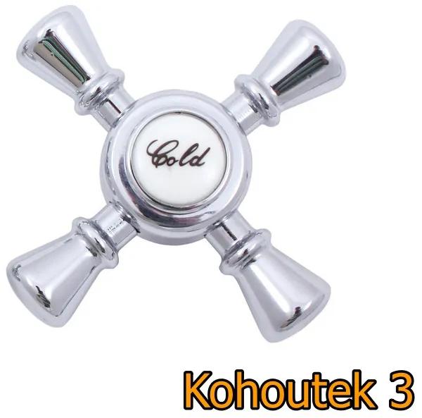Český výrobce Kuchyňská vodovodní baterie RUSTIK-01 chrom lesk Typ kohoutku: Kohoutek I, Rozteč baterie (mm): 100
