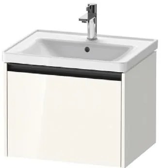 Duravit Ketho.2 - Umyvadlová skříňka 440x584x455 mm, 1 zásuvka, lesklá bílá K25081022220000