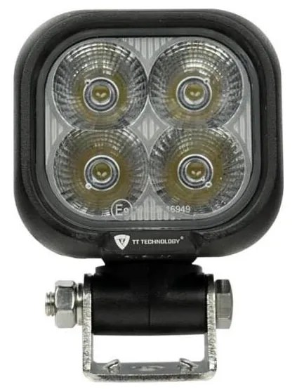LED Bodové svítidlo pro automobil BLACK LED/40W/10-30V IP69 5700K hranatý