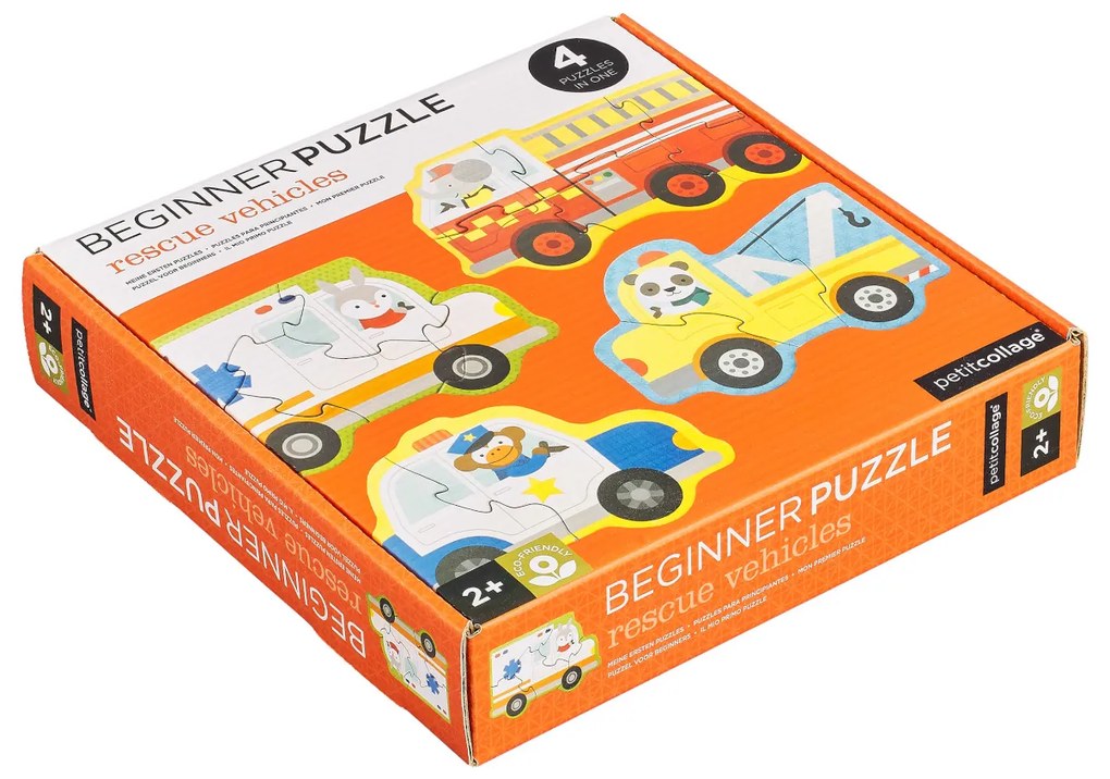 Petit Collage Puzzle záchranná vozidla