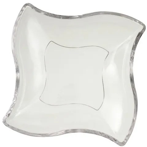 Villeroy & Boch NewWave skleněný talíř, 17 x 17 cm