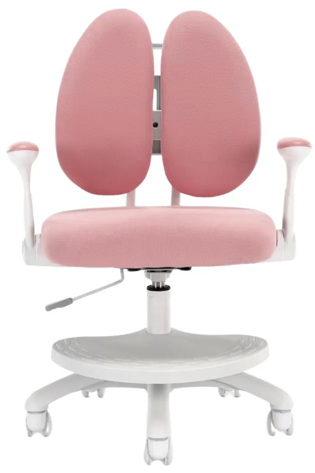 Dětská rostoucí židle Neoseat KIDDY TWO — látka, růžová