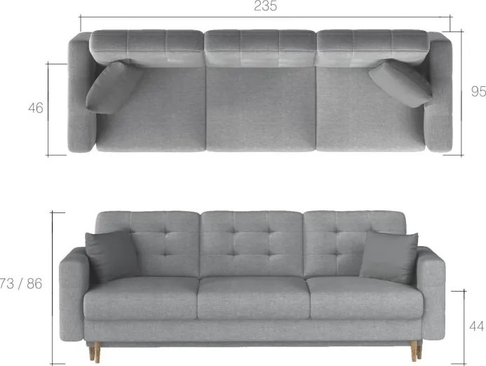Sedací souprava Astra 3+1, růžová (látka - asg 09)