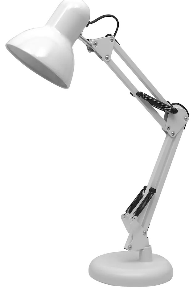 Stolní lampa Nexa, 1x bílé kovové stínítko, w
