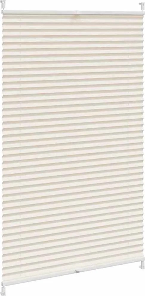 vidaXL Plisované žaluzie / rolety Plisse 70 x 125 cm - [240598] Barva: krémová