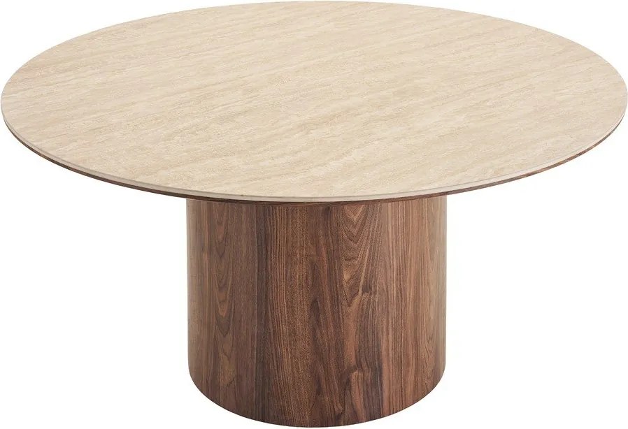 Kulatý jídelní stůl s keramickou deskou ø 140 cm Delphi – House Nordic