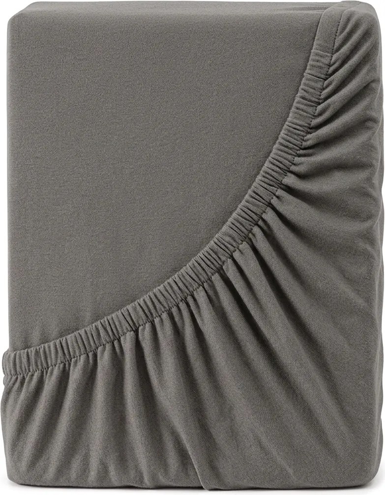 4Home Jersey prostěradlo DELUXE antracit, 120 x 200 cm, 120 x 200 cm