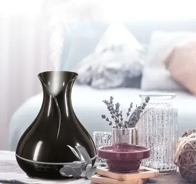 SIXTOL Vulcan černý lesk / Aroma difuzer / 350ml / 12 W / Automatické