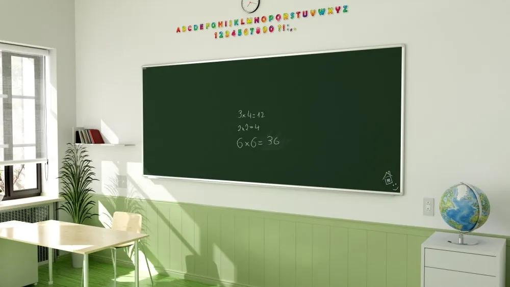 Allboards, Magnetická křídová tabule 240x100 cm (zelená), GB2410
