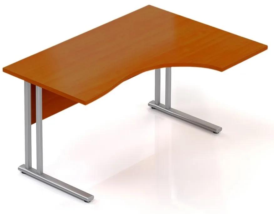 Rauman Kancelářský stůl Visio K 140x70/100 cm pravý Barva: Bílá