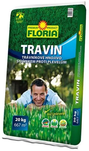 Trávníkové hnojivo FLORIA Travin 20kg