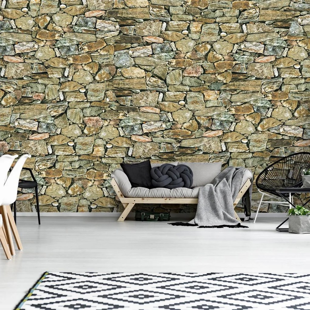 Fototapeta - Stone Wall Rock (152,5x104 cm)