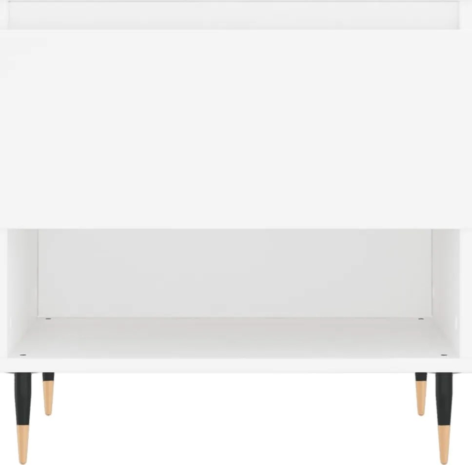 vidaXL Konferenční stolky 2 ks 50x46x50 cm kompozitní dřevo [830893] Barva: Černá