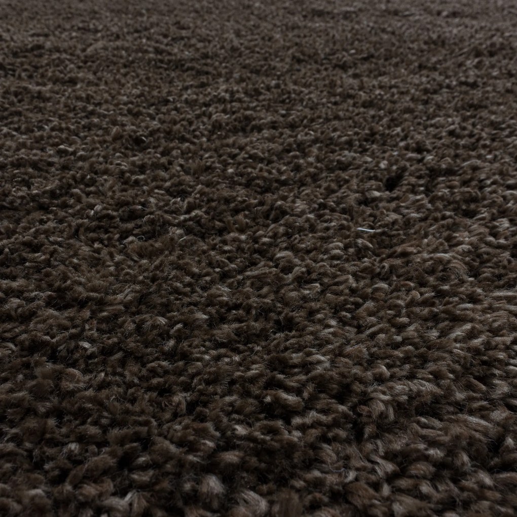 Ayyildiz Kusový koberec FLUFFY 3500, Hnědá Rozměr koberce: 120 x 170 cm