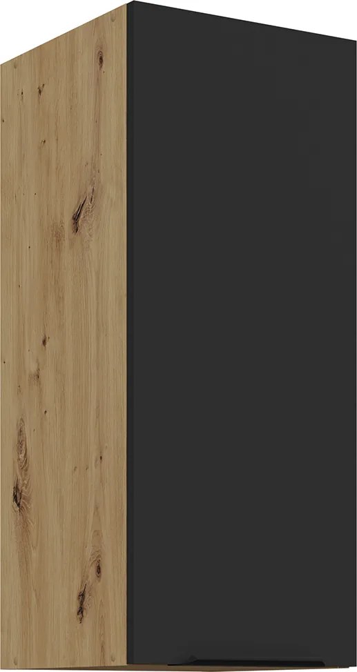 Kuchyňská linka ARIA ac | 255 cm | UNI dvířka | artisan/černá