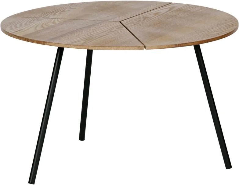 Hnědý konferenční stolek WOOOD Rodi, ⌀ 60 cm