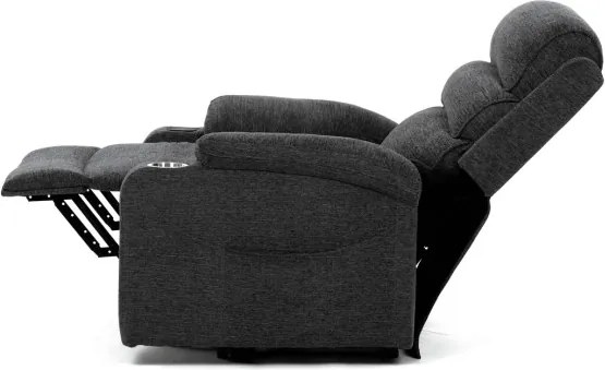 Polohovací křeslo šedé, elektrické TV-S8348 GREY2